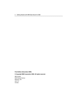 Getting started with_data_studio_for_db2 | PDF