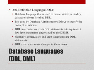 Presentation on Database management system | PPTX