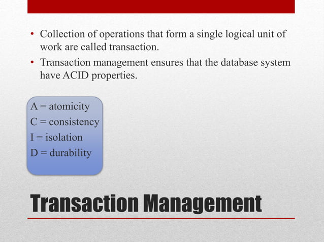 Presentation on Database management system | PPTX