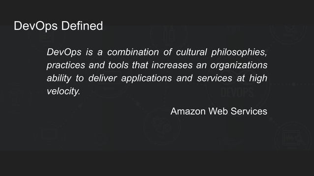 Getting Started With Devops On Aws Mar 2020 Ppt