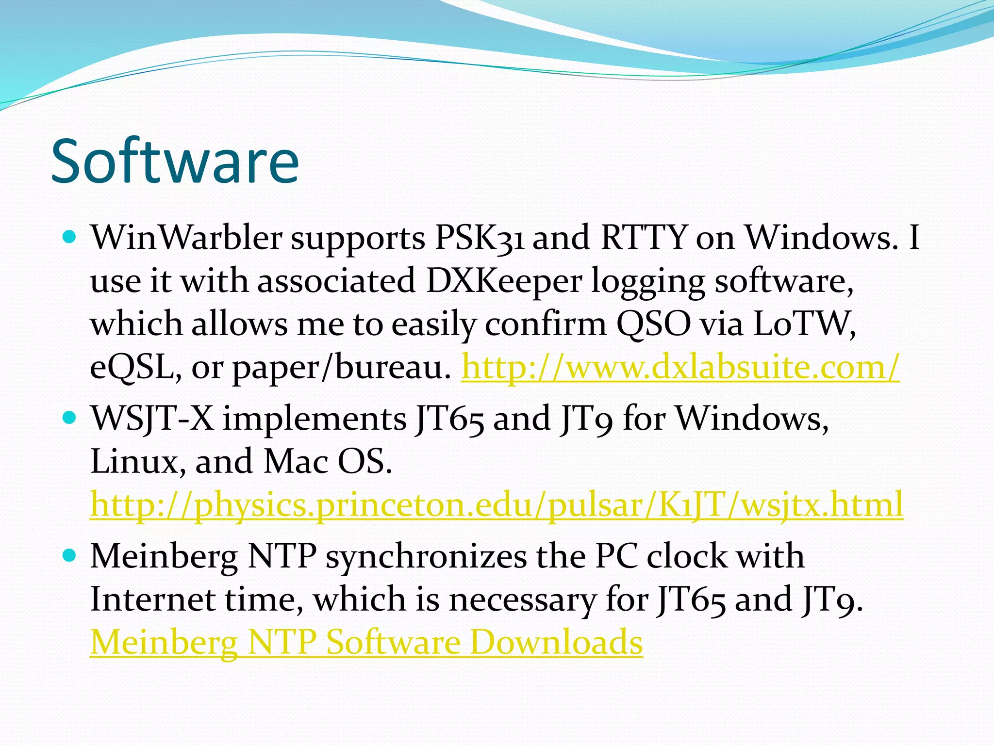 Getting started with digital modes | PPT