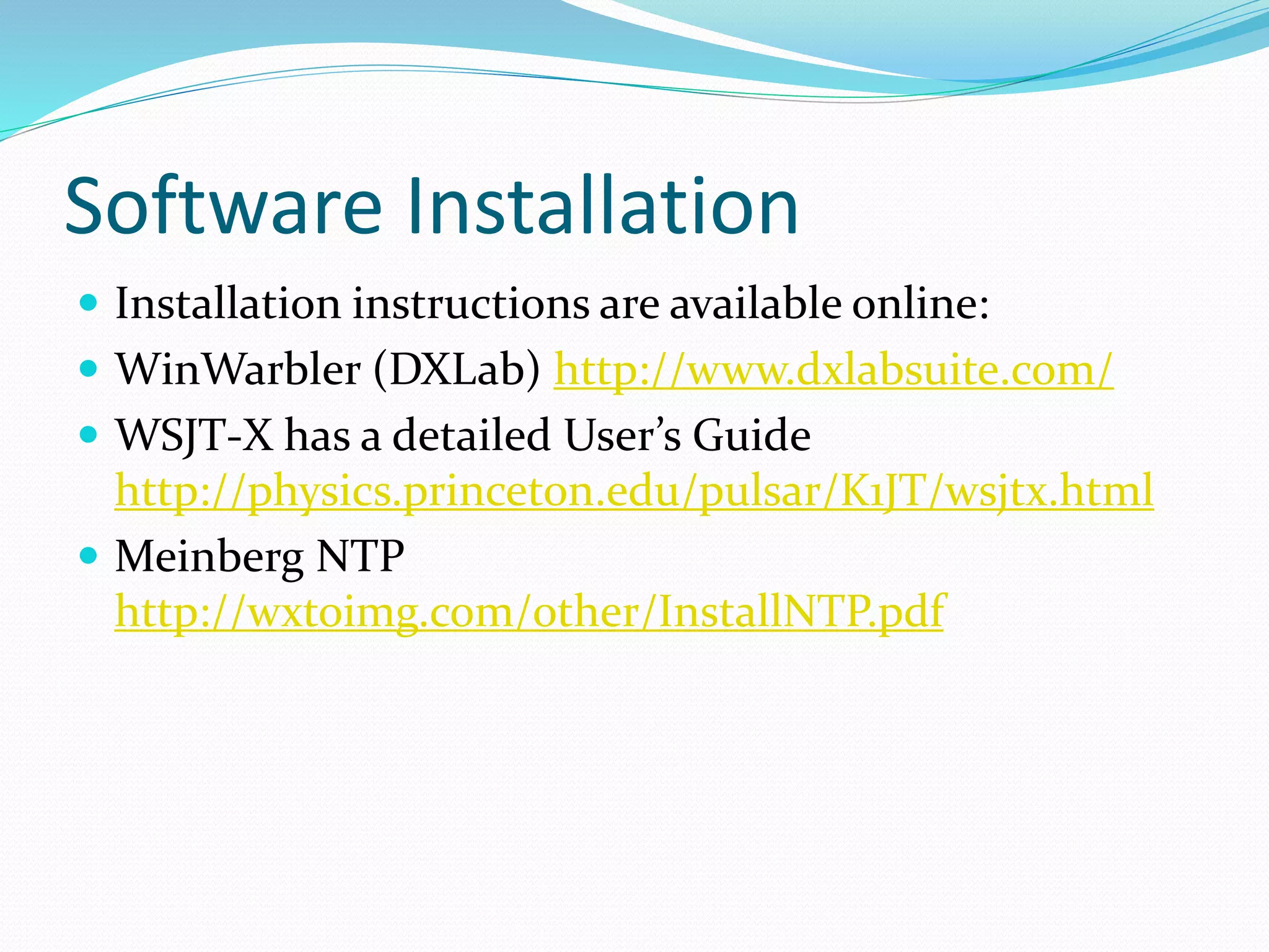 Getting started with digital modes | PPT