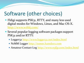 Getting started with digital modes | PPSX