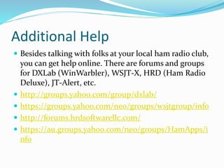 Getting started with digital modes | PPSX