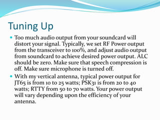 Getting started with digital modes | PPSX
