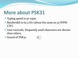 Getting started with digital modes | PPSX