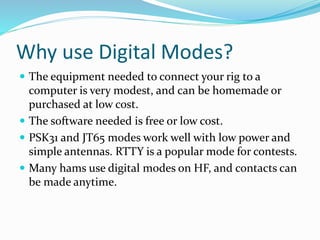 Getting started with digital modes | PPSX