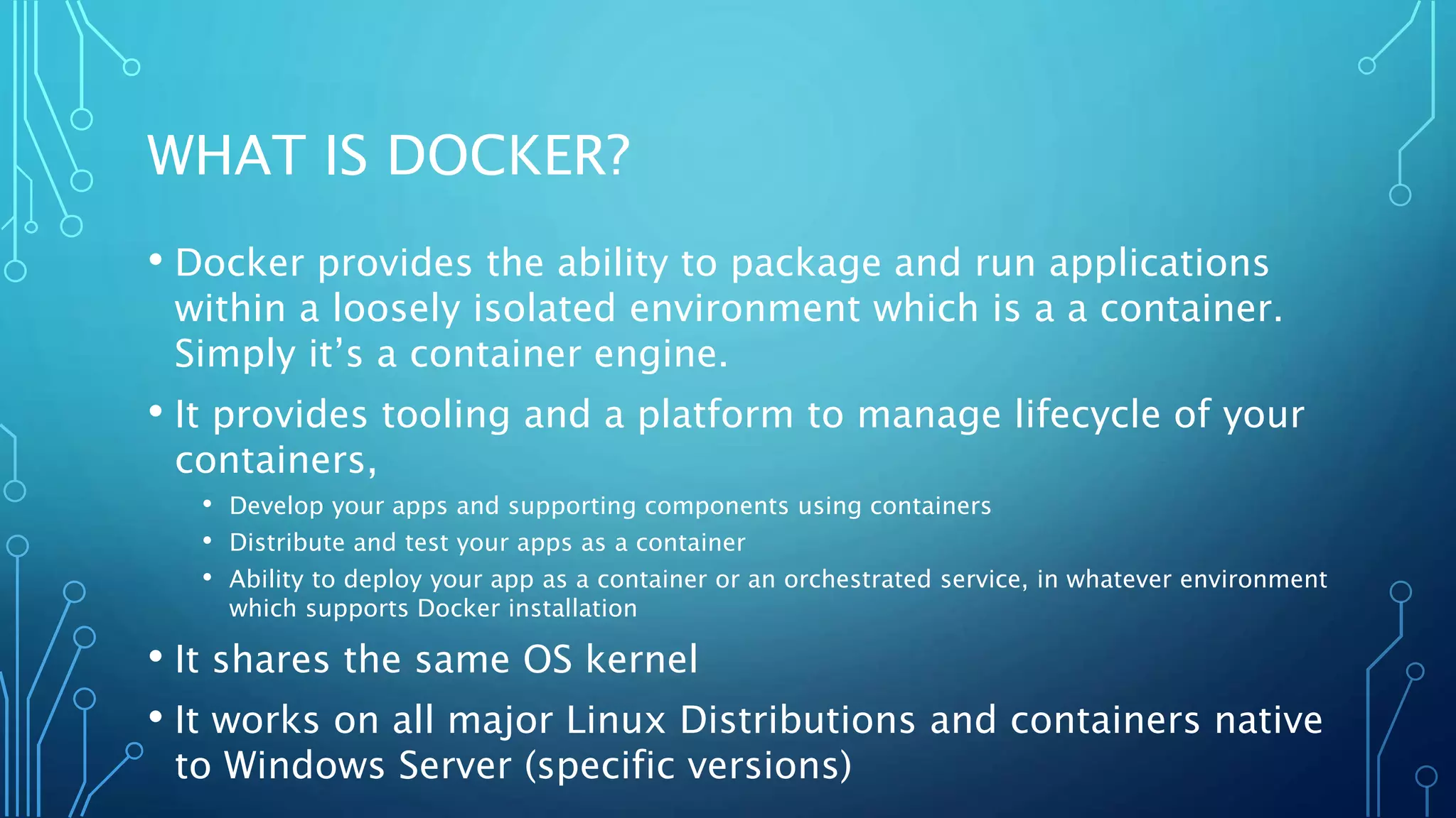 Getting started with Docker | PPTX