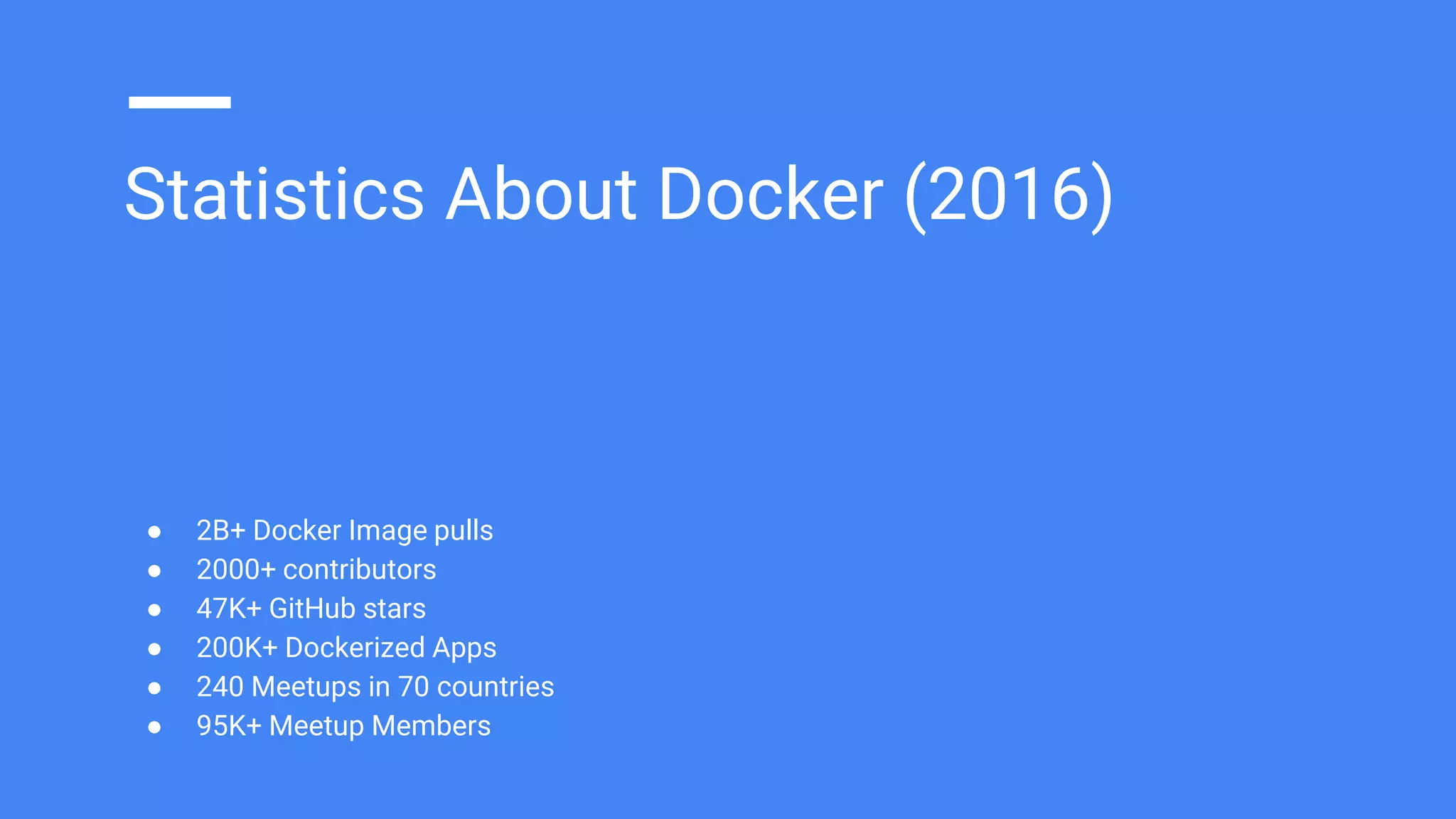 Getting started with docker (2017) | PPT