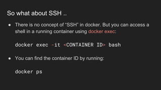 Getting Started with Docker | PPT