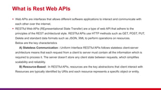 Getting started with dotnet core Web APIs | PPTX