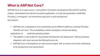 Getting started with dotnet core Web APIs | PPT