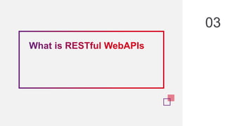 Getting started with dotnet core Web APIs | PPT