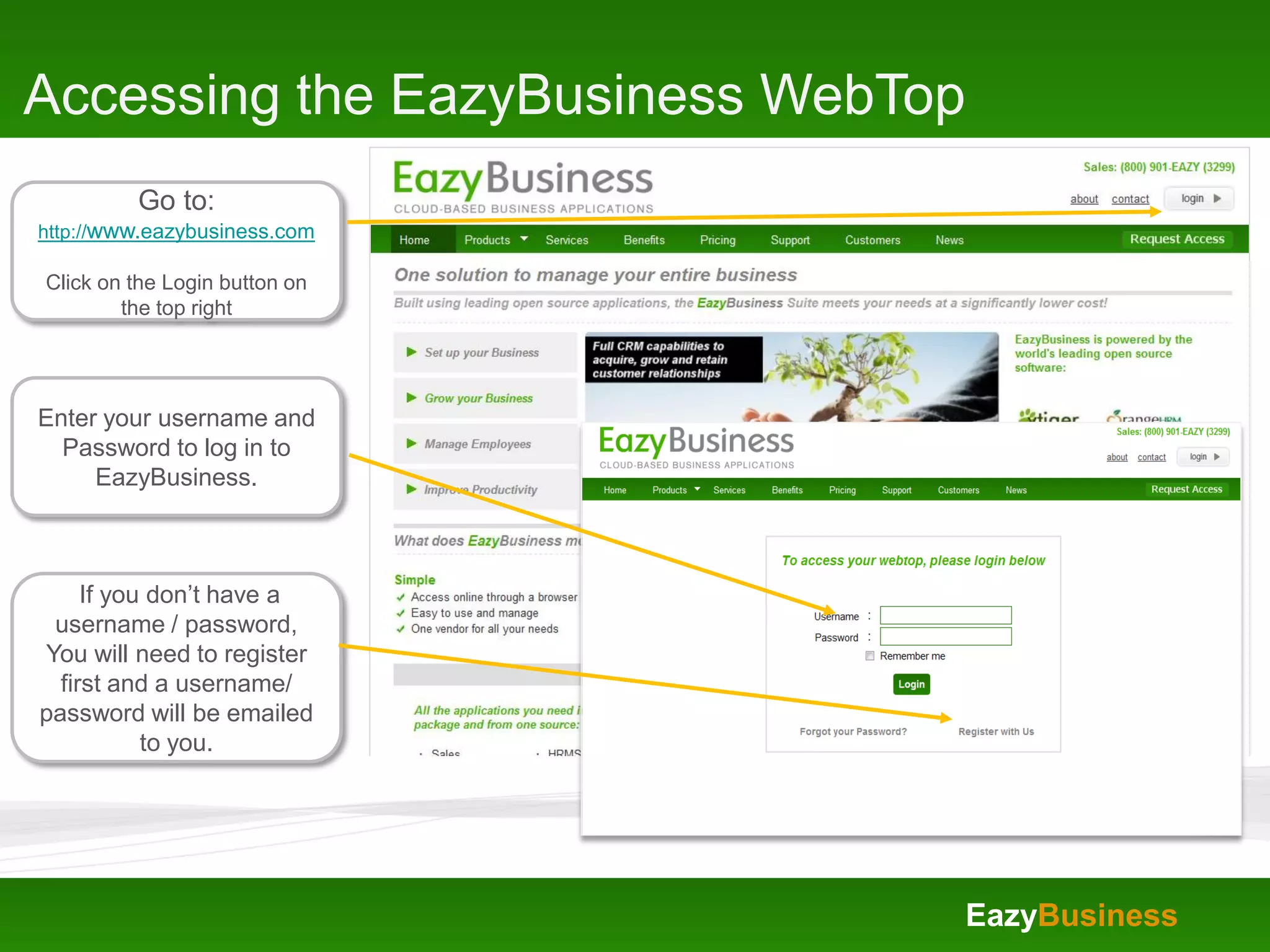 Getting started with eazy business general administration | PDF