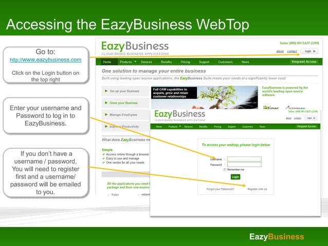 Getting started with eazy business general administration | PDF