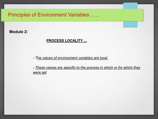 Environment Variables in Linux | PPT