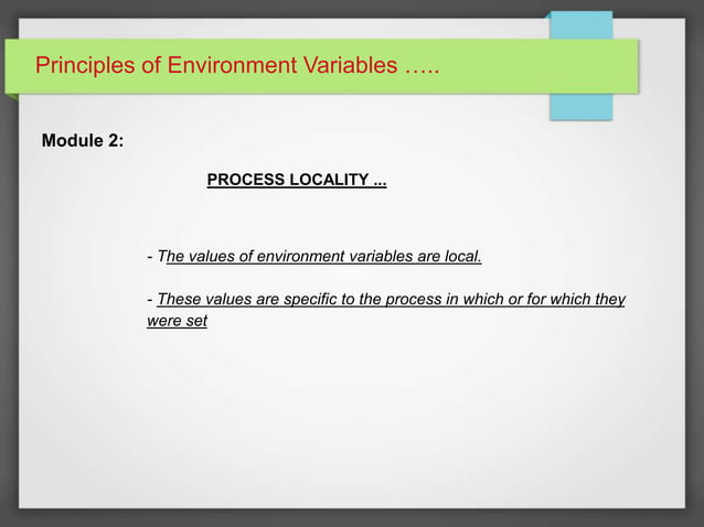 Environment Variables in Linux | PPT