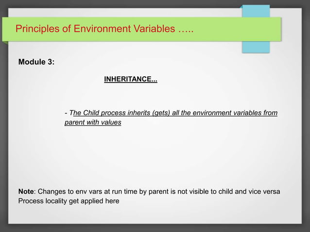 Environment Variables in Linux | PPT