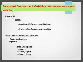 Environment Variables in Linux | PPT