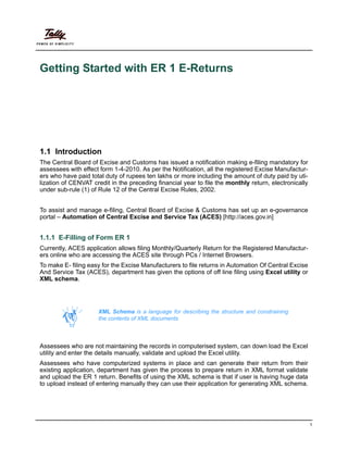 Getting started with er 1 e returns | Tally Intergation | Tally Tips ...