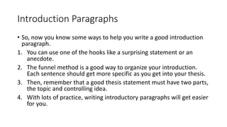 Getting started with essay writing part 1 | PPT