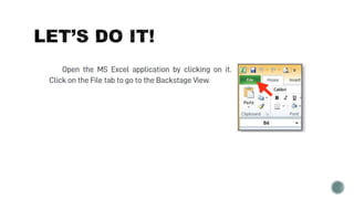 GETTING STARTED WITH EXCEL FOR GRADE 8.pptx