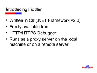 Getting started with fiddler | PPT