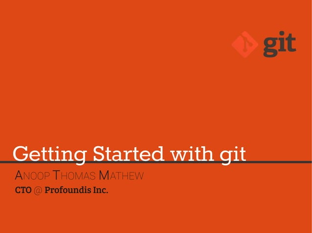 Getting Started on distributed version control with git | PDF ...