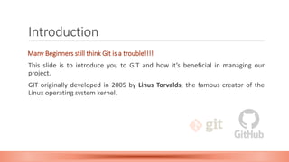 Getting started With GIT | PDF | Operating Systems | Computer Software and Applications