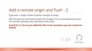 Getting started With GIT | PDF | Operating Systems | Computer Software ...