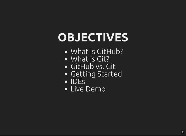 Getting Started with GitHub | PPT