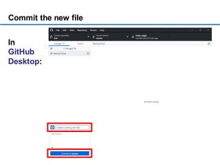 Getting started with GitHub Desktop | PDF