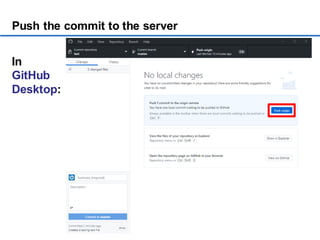 Getting started with GitHub Desktop | PDF