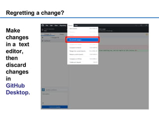 Getting started with GitHub Desktop | PDF