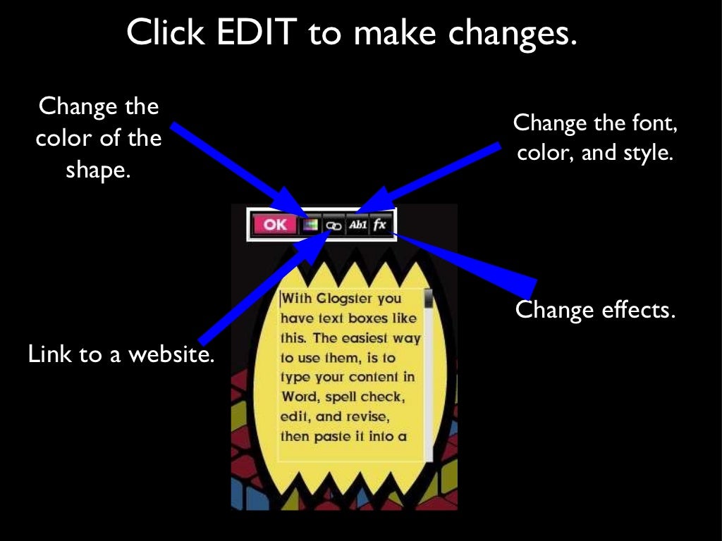 Getting started with glogster