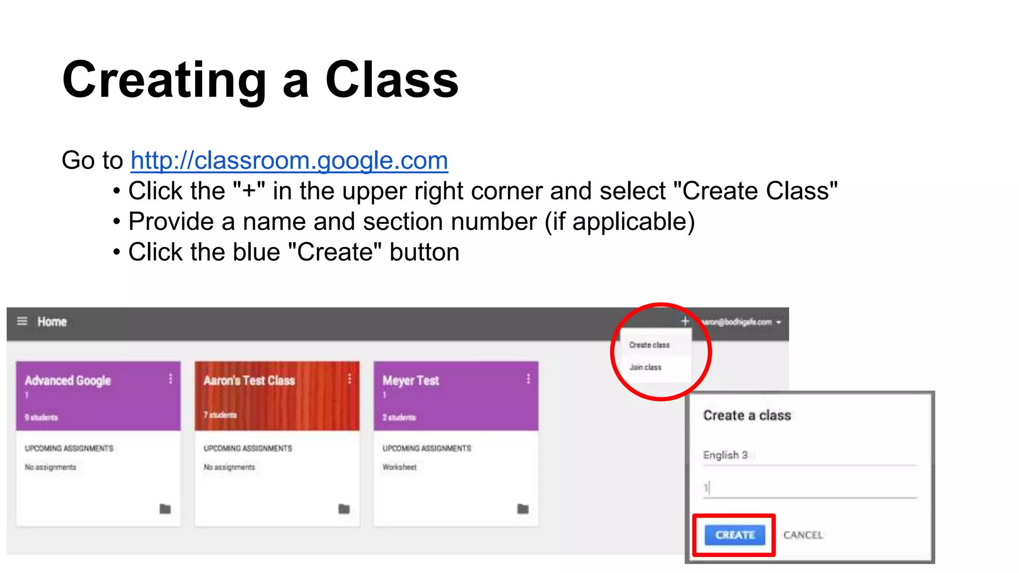 Getting Started with Google Classroom | PPTX