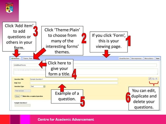 Getting started with google docs | PPT