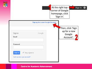 Getting started with google docs | PPT
