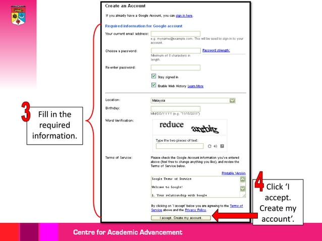Getting started with google docs | PPT