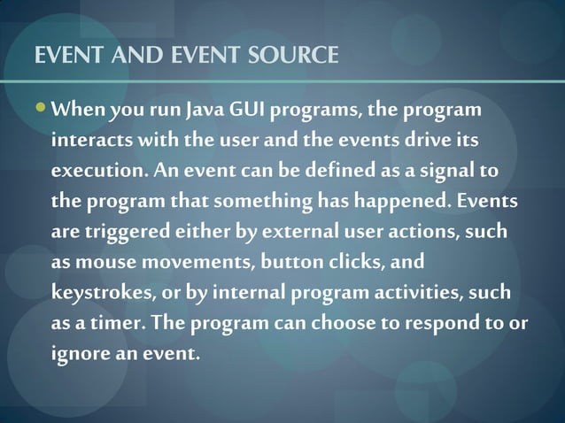 Getting started with GUI programming in Java_1 | PPT