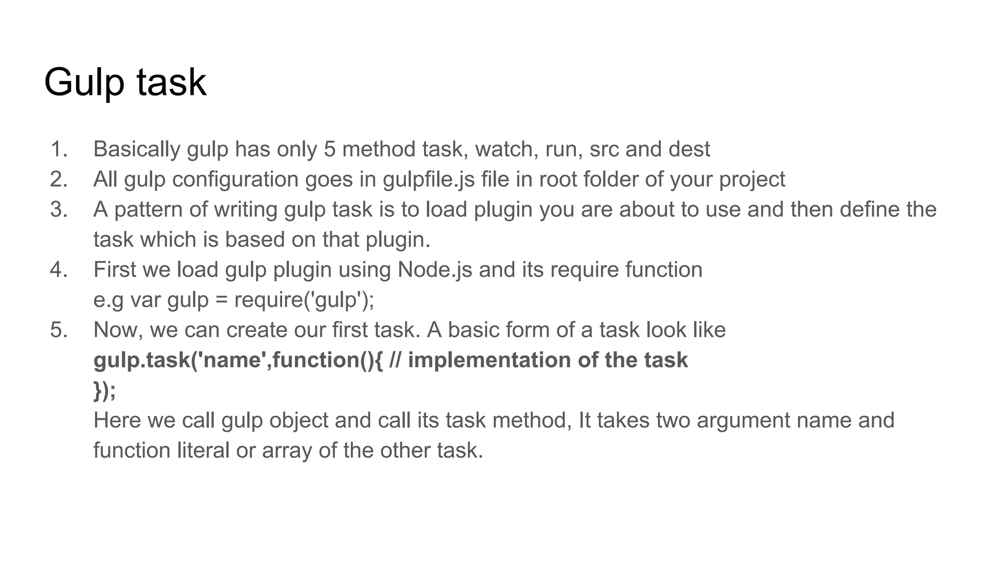 Getting Started With Gulpjs Ppt 5806