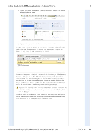 Getting started with_html5_applications_-_net_beans_tutorial_-_op | PDF