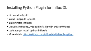 Getting started with influx Db and Grafana Installation Guide | PDF