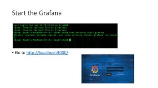 Getting started with influx Db and Grafana Installation Guide | PDF