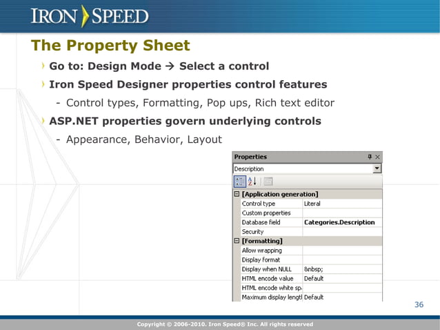 Getting Started with Iron Speed Designer | PPT | Web Design and HTML ...