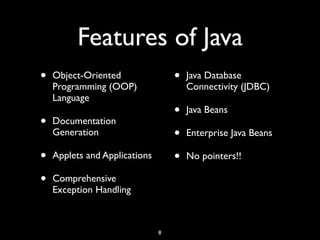 Getting Started with Java | PPT