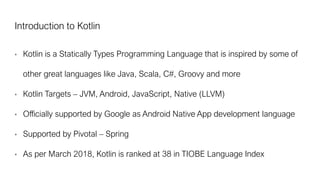 Getting Started With Kotlin Development - Rivu | PPT