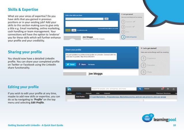 Getting started with LinkedIn | PDF | Social Networking | Internet