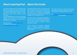 Getting started with LinkedIn | PDF