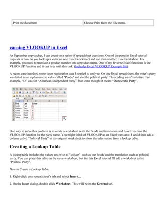 Getting started with_microsoft_excel | DOC